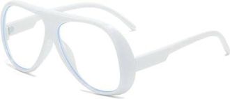 Generic Monture transparente pour ordinateur pour homme et femme - Taille unique - Blanc 2026