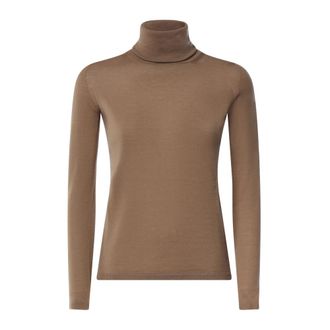 Max Mara Saluto Rollkragenpullover - - Knitwear - Damen - Braun - S