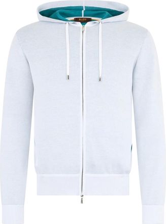 Moorer Homme, Sweatshirts et sweats &agrave; capuche, Blanc, Taille: XL Sweat &agrave; Capuche Zipp&eacute;