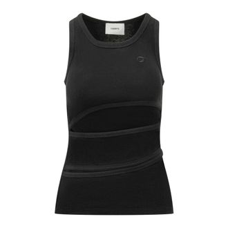 Coperni Spiral Tank Top - - Tops - Damen - Schwarzk - S