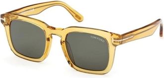 Tom Ford Homme, Accessoires, Jaune, Taille: 50 MM Dax Lunettes de soleil