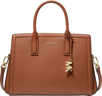 Michael Kors Women MD Satchel Hand Bag, Luggage