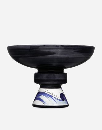 Dolce & Gabbana Dekoschale Mit Fu&szlig; Aus Keramik - Tischdekorationen Und Servierschalen Mehrfarbig Onesize