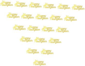 DOITOOL 3 Packungen Neujahrskonfetti Party Pailletten Tischdekoration 15g Pro Packung Buntes Streudeko Zubeh&ouml;r f&uuml;r Silvester Weihnachtsfeier