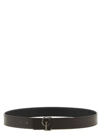 Christian Louboutin Reversible Calfskin Belt - Multicolor