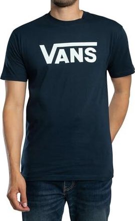 Vans Homme T-Shirt &Agrave; Logo Classique, Navy/Hint of Mint, XS