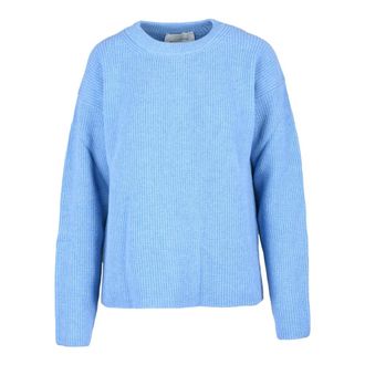 Ballantyne Gerippter Pullover aus Wollmischung - - Knitwear - Damen - Blau - M
