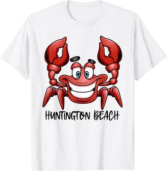 BDAZ Huntington Beach California Familienurlaub Gruppenreise Krabbe T-Shirt