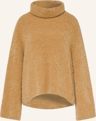 Marc Cain Oversized-Rollkragenpullover braun
