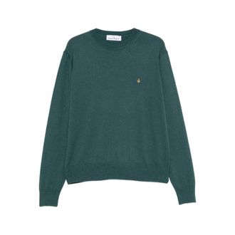 Vivienne Westwood Round-Neck Strickwaren - - Knitwear - Herren - Gr&uuml;n - L