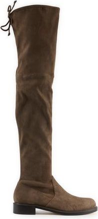Stuart Weitzman Bottes cuissardes Giselela en cuir velours