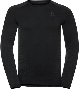 Odlo Herren Unterhemd BL TOP Crew neck l/s PERFORMAN