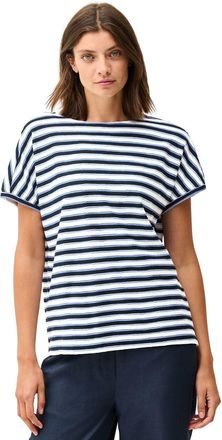 Cecil Damen Gestreiftes Strukturshirt