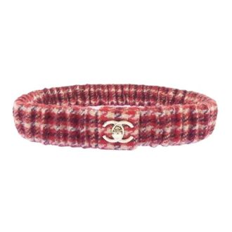 Chanel Ceinture vintage Pre-owned - Femme - Pre-owned - Rouge - Taille: ONE Size
