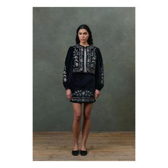 Louise Misha Jupe Mae Velours - Collection Femme Louise Misha