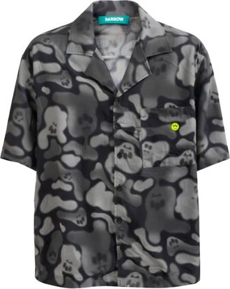 Barrow Barrow, Homme, Chemises, Noir, Taille: M Chemise Popeline