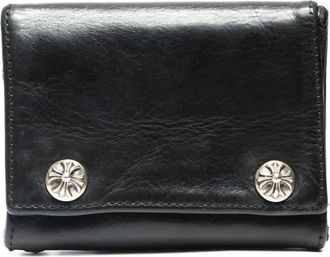 Chrome Hearts portefeuille à logo gravé (années 2000) - Noir