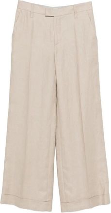 Brunello Cucinelli Pantalons D&eacute;contract&eacute;s - Marron