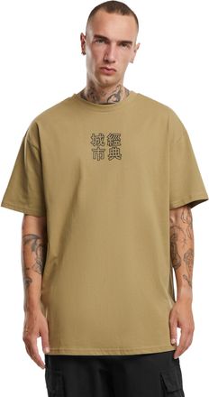 Urban Classics Chinese Symbol Tee, Khaki/Black, XXL