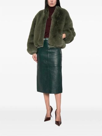 Frankie Shop Mgree Bomber Jacket - Green