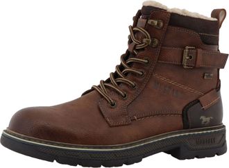 Mustang Jeans Herren Stiefelette warm mit Zierschnalle 15M0161005, Gr&ouml;&szlig;e:44 EU, Farbe:Braun