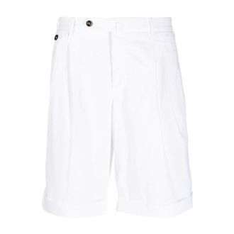 Pantaloni Torino Herren, Shorts, Wei&szlig;, SGr&ouml;&szlig;e