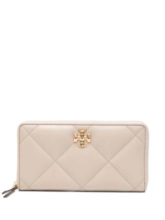 Tory Burch Portefeuille en cuir matelass&eacute; Tory Burch Kira