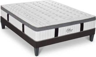 Maison Aubertin Maison Aubertin - Ensemble Matelas Altesse Mousse Accueil M&eacute;moire de Forme Ferme et sommier en kit 180x200cm