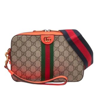 Gucci Sac bandouli&egrave;re Ophidia Pre-owned - Femme - Pre-owned - Brun - Taille: ONE Size