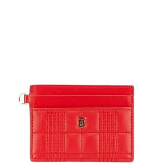 Burberry Pre-owned Cuir petite-maroquinerie - Femme - Pre-owned - Rouge - Taille: ONE Size