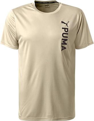 Puma Herren T-Shirt beige Mikrofaser