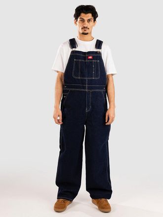 Dickies Loose Denim Bib Jeans bleu