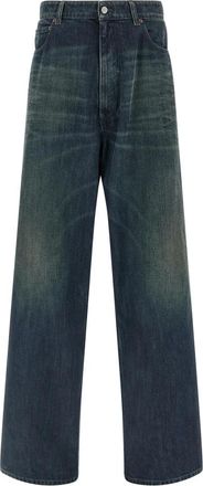 Maison Margiela Homme, Jeans, Bleu, Taille: W32 Jean Droit Large