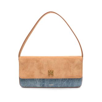 Amiri Femme, Sacs, Brun, Taille: ONE Size Ma Millie Sac bandouli&egrave;re &agrave; empi&egrave;cements en daim