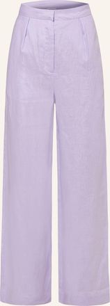Darling Harbour Darling Harbour Marlenehose Aus Leinen lila