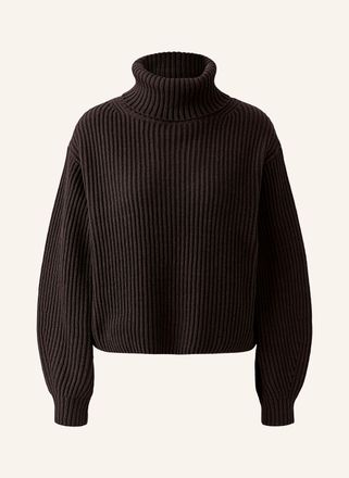 Oui Rollkragenpullover braun