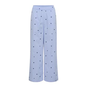 Saint Tropez Wide Hosen - - Trousers - Damen - Blau - L