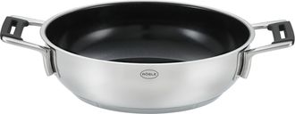 Rösle SILENCE PRO ProCeraPlus Servierpfanne Ø 24 cm, Antihaft & Robust - Hitzebeständig bis 260 °C, Keramikversiegelung, Edelstahl 18/10, 35 x 25,5 x 13,5 c