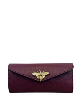 Anna Luchini Weinfarbe Rindsledertasche