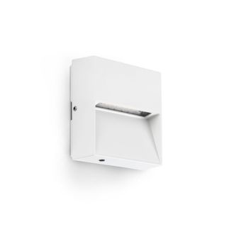 Faro Barcelona Faro Barcelona 71964 Dune SQ Wandleuchte, quadratisch, wei&szlig;, matt, 3 W, 4CCT