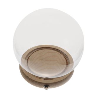 Pretyzoom Blumen Abdeckung Glaskuppel 2 S&auml;tze Hand Glas Abdeckung Schreibtischaufsatz Glockenkuppel Mit Sockel Wohnkultur Kerzenhalter Kuchen Glaskuppel Unsterb