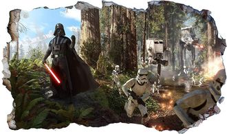 Chicbanners Wandtattoo Kinderzimmer Jungezimmer 3D-Wandaufkleber, selbstklebend, Gr&ouml;&szlig;e 1000 mm breit x 600 mm tief (gro&szlig;)