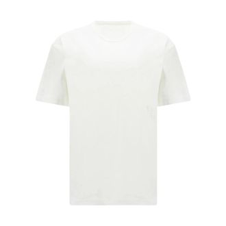 Alexander Wang Schwarzes Baumwoll-Kurzarm-T-Shirt - - Tops - Damen - Wei&szlig; - XS