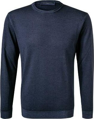 Daniele Fiesoli Herren Pullover blau unifarben