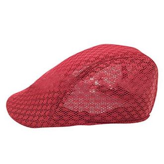 Generic Oreille B&eacute;rets Confortables pour Hommes Maille dans et Lin Respirant Casquettes de Baseball pour Femmes Filles Casquette &agrave; Visi&egrave;re 51, rouge, taille u