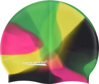 Aqua Speed Herren-Badekappe aus Silikon, Mehrfarbig, Einheitsgröße