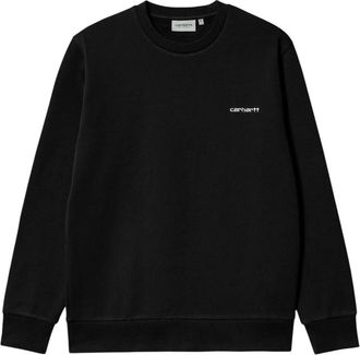 Carhartt Work in Progress Homme, Sweatshirts et sweats &agrave; capuche, Noir, Taille: S Script SweaT-shirt