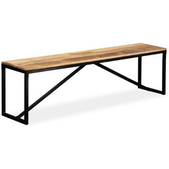 vidaXL Vidaxl - Banc Bois de manguier massif 160x35x45 cm