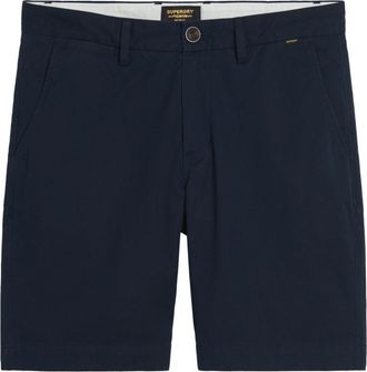 Superdry Herren Stretch-Chinoshorts Finster Marineblau 30