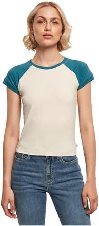 Urban Classics Femme De Baseball Rétro Stretch pour T-Shirt, Sable/Jasper, M EU